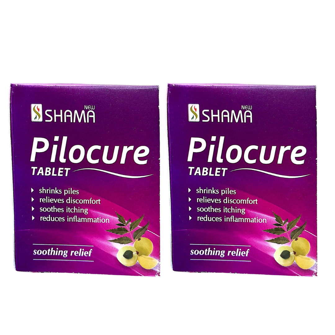 New Shama Pilocure Tablet 60 Pack of 2 - tykhehealthcare