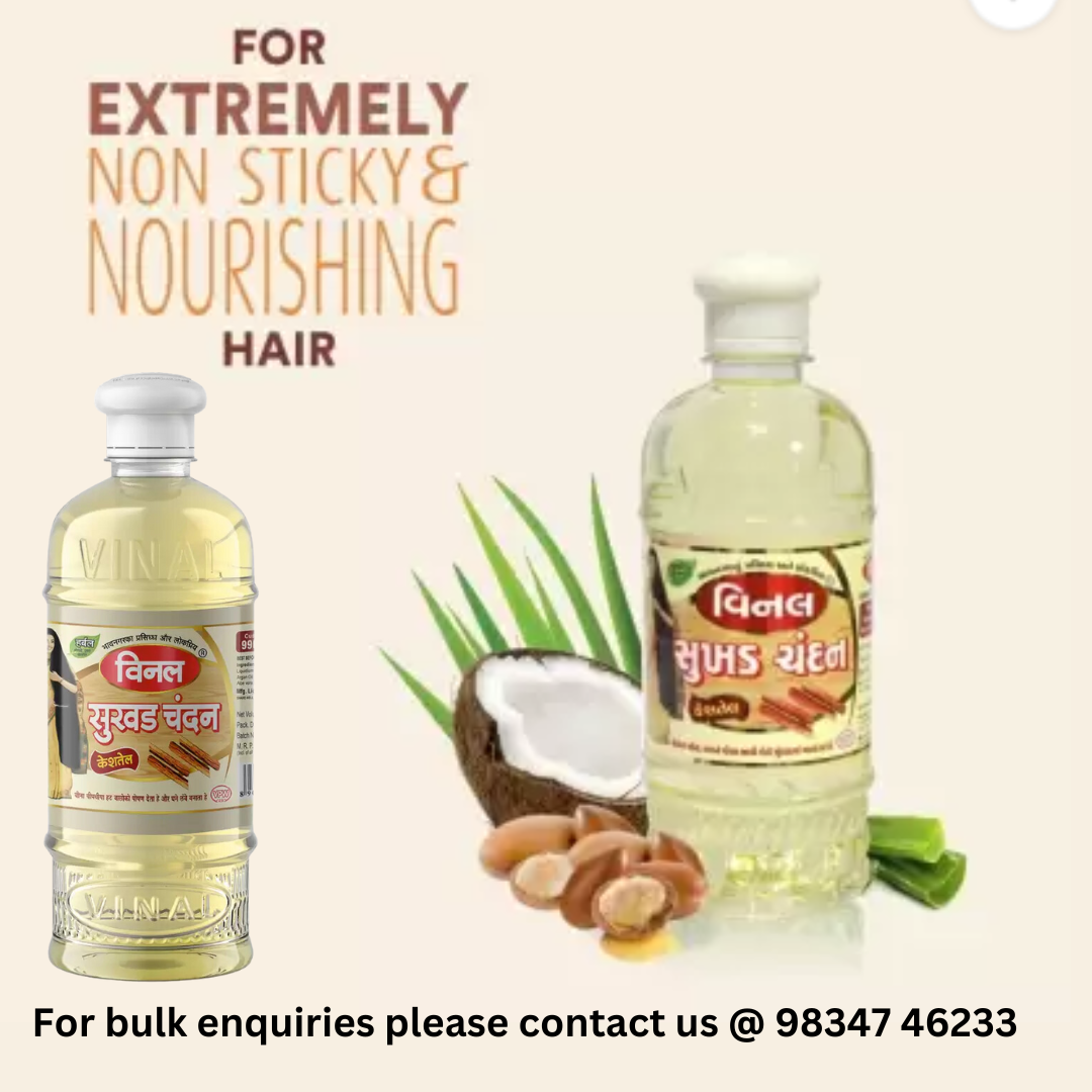 VINAL SUKHAD CHANDAN Herbal Premium Quality Hair Oil For Hair Regrowth ...